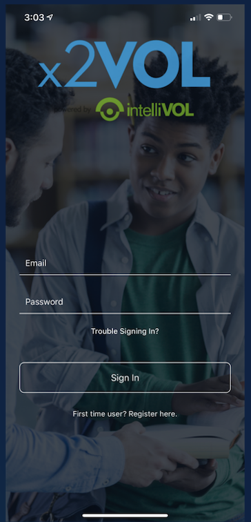 How do I log hours on the mobile app?