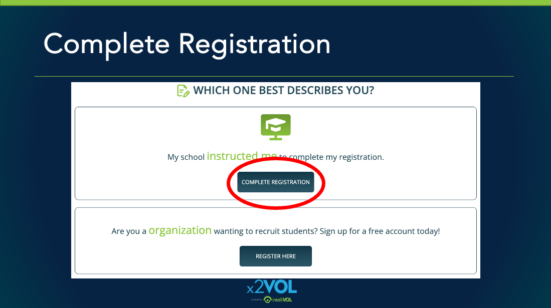 How do I register or join x2VOL as a student?